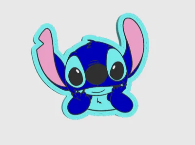 Disney Stitch 2D Design by Pratisway - MakerWorld