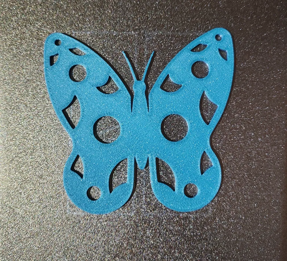 2D Wall-Mounted Papillon Sculpture by MisterZen - MakerWorld