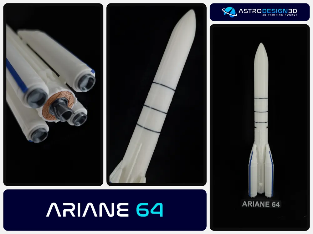 ARIANE 64 - Free 3D Print Model - MakerWorld