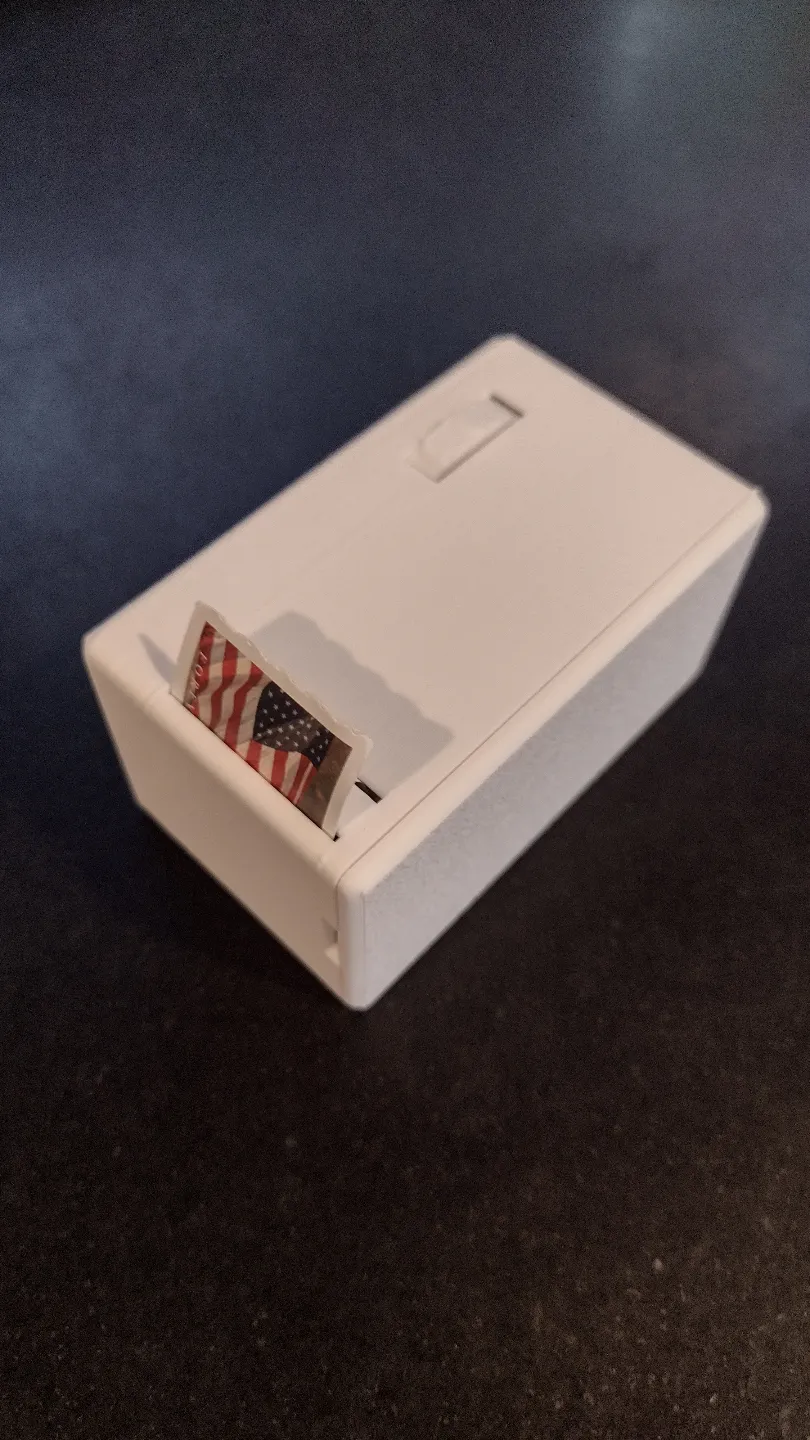 Postage Stamp Dispenser - Self Peeling+Ratcheting - Free 3D Print Model ...