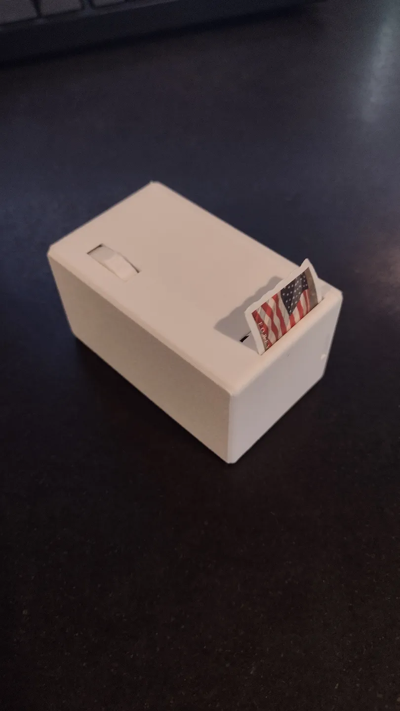 Postage Stamp Dispenser - Self Peeling+Ratcheting - Free 3D Print Model ...