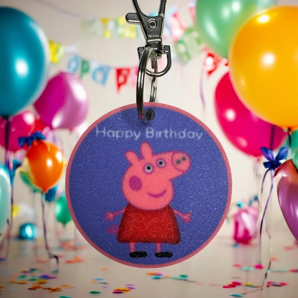 Peppa Pig, Happy Birthday, My Sign Draft - Free 3D Print Model - MakerWorld