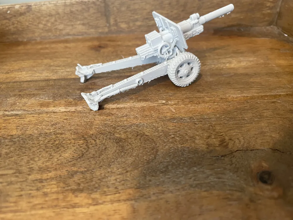 WW2 Tabletop Wargame - US Howitzer Cannon - Free 3D Print Model ...