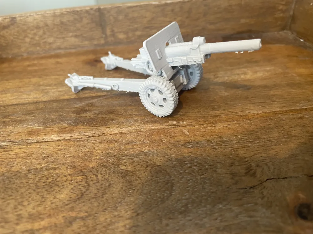 WW2 Tabletop Wargame - US Howitzer Cannon - Free 3D Print Model ...