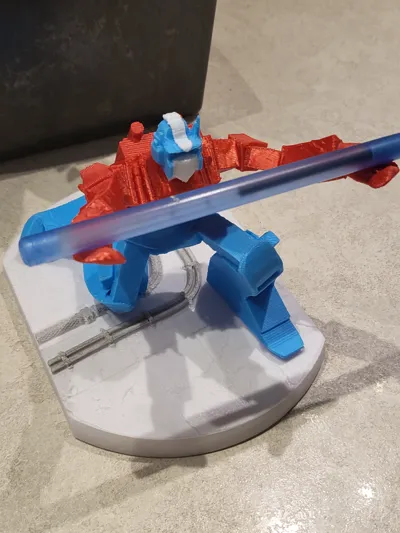 Transformers Optimus Prime 8 Bit Pixel Keyring by EmBy Designs - MakerWorld