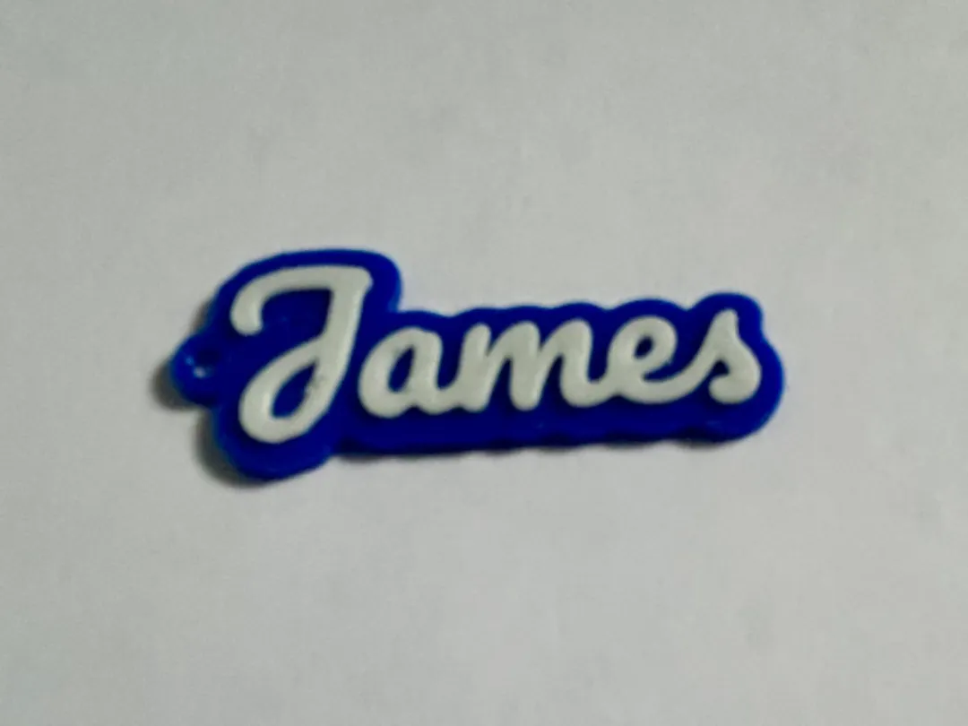 james - 3d printed name keychain personalized - Free 3D Print Model ...