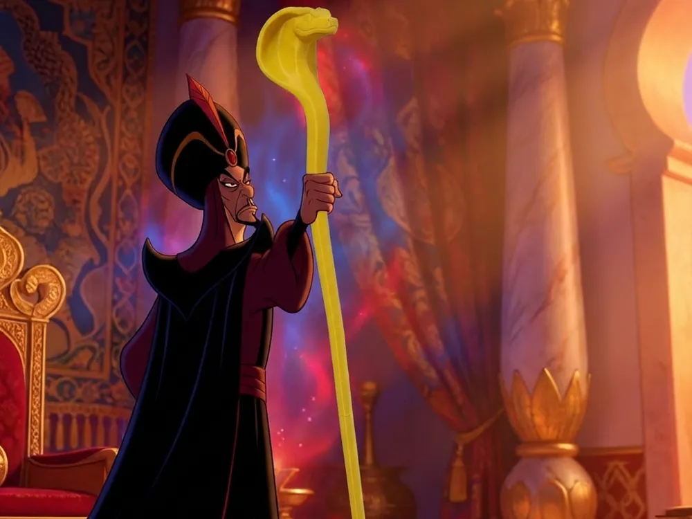 Jafar's Serpent Staff - Aladdin - Free 3D Print Model - MakerWorld