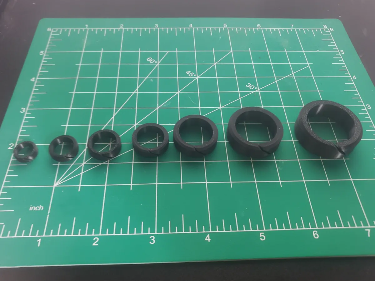 Split Ring Round Links for keychains etc - Free 3D Print Model - MakerWorld