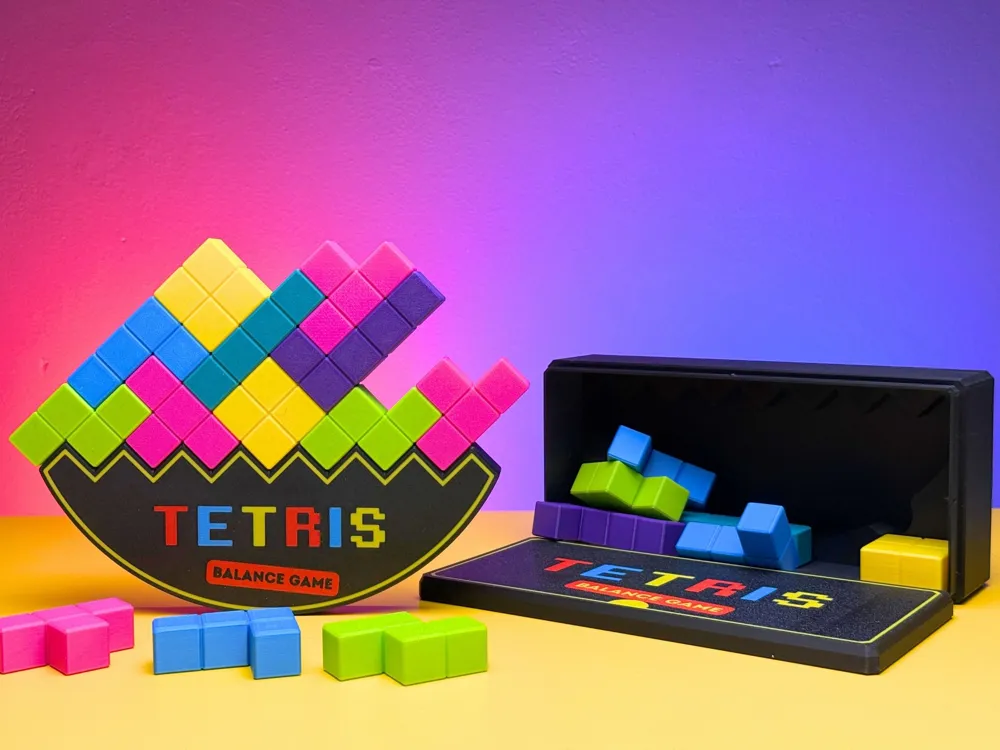 TETRIS BALANCE GAME V2 – IMPROVED VERSION - Free 3D Print Model ...