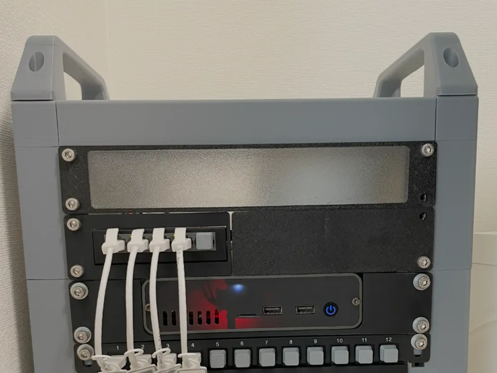 Yet Another 10" Modular Server Rack by hlchanad MakerWorld: Download ...