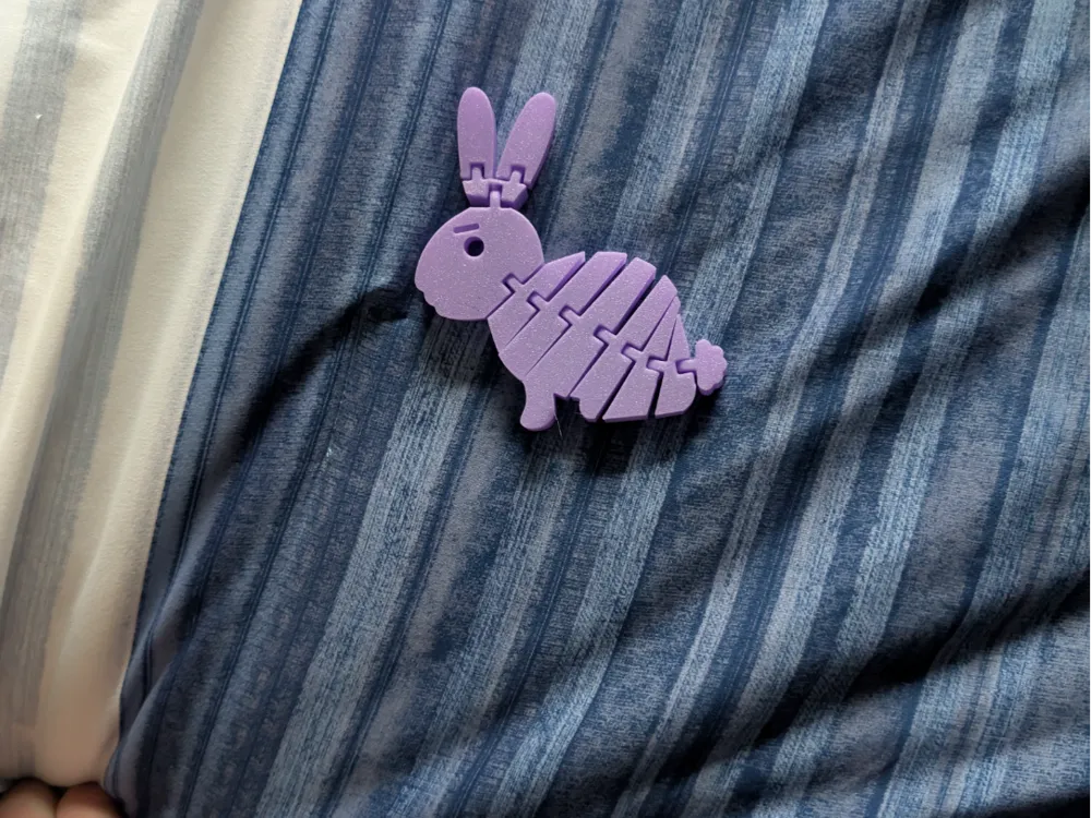 Articulated Easter Bunny Fidget - Free 3D Print Model - MakerWorld