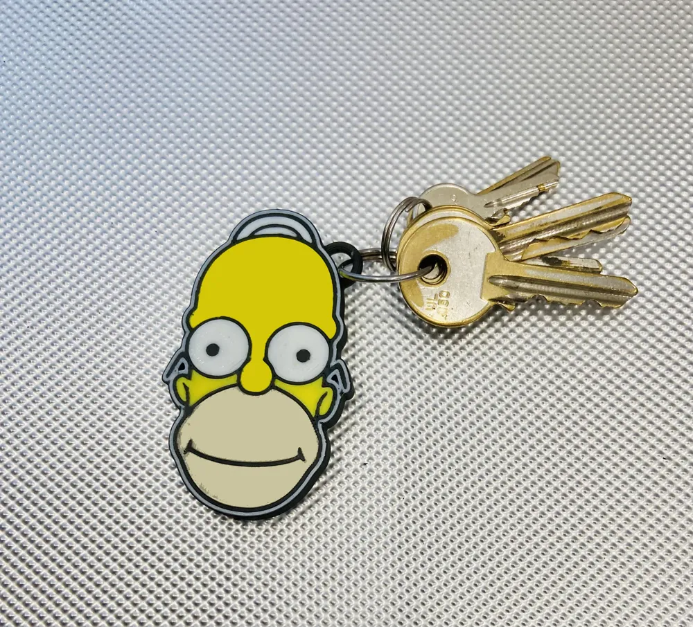 FAMILY SIMPSON KEYCHAIN - Free 3D Print Model - MakerWorld