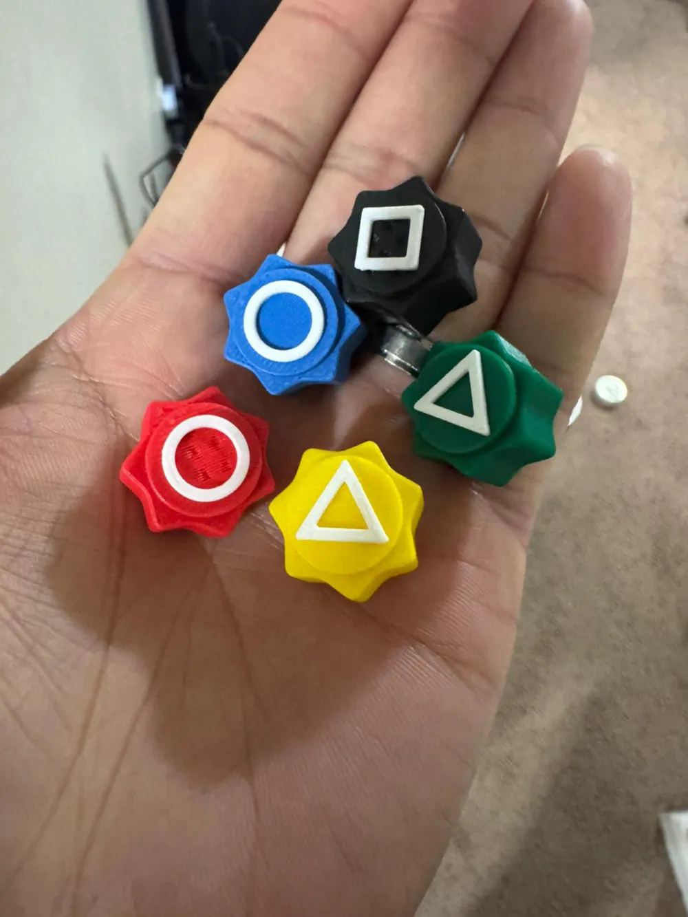 Réplica del juego del calamar Gonggi, sin necesidad de soportes por ...