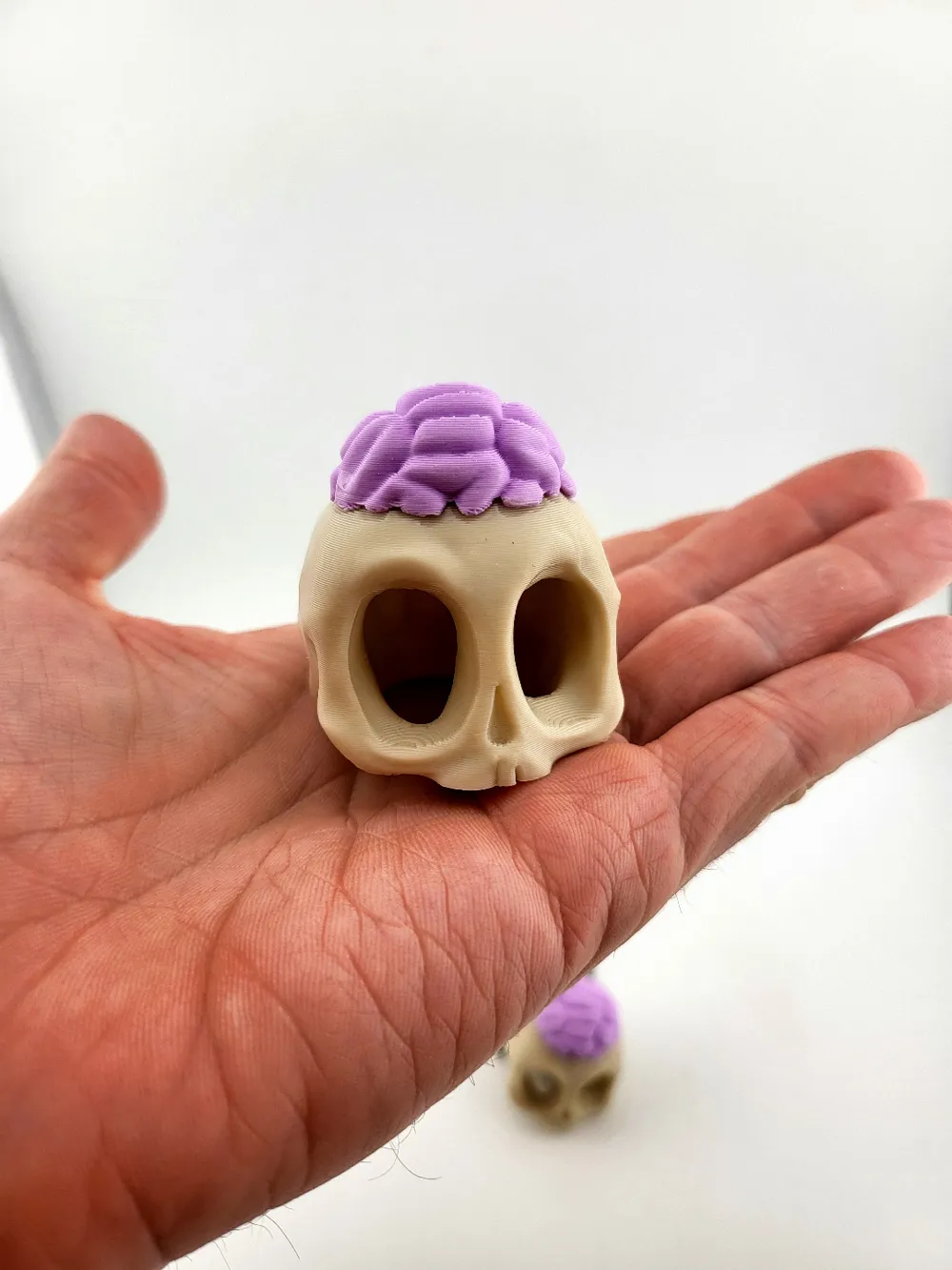 kawaii skull brain cute sweet zombie by Mad power MakerWorld: Download ...