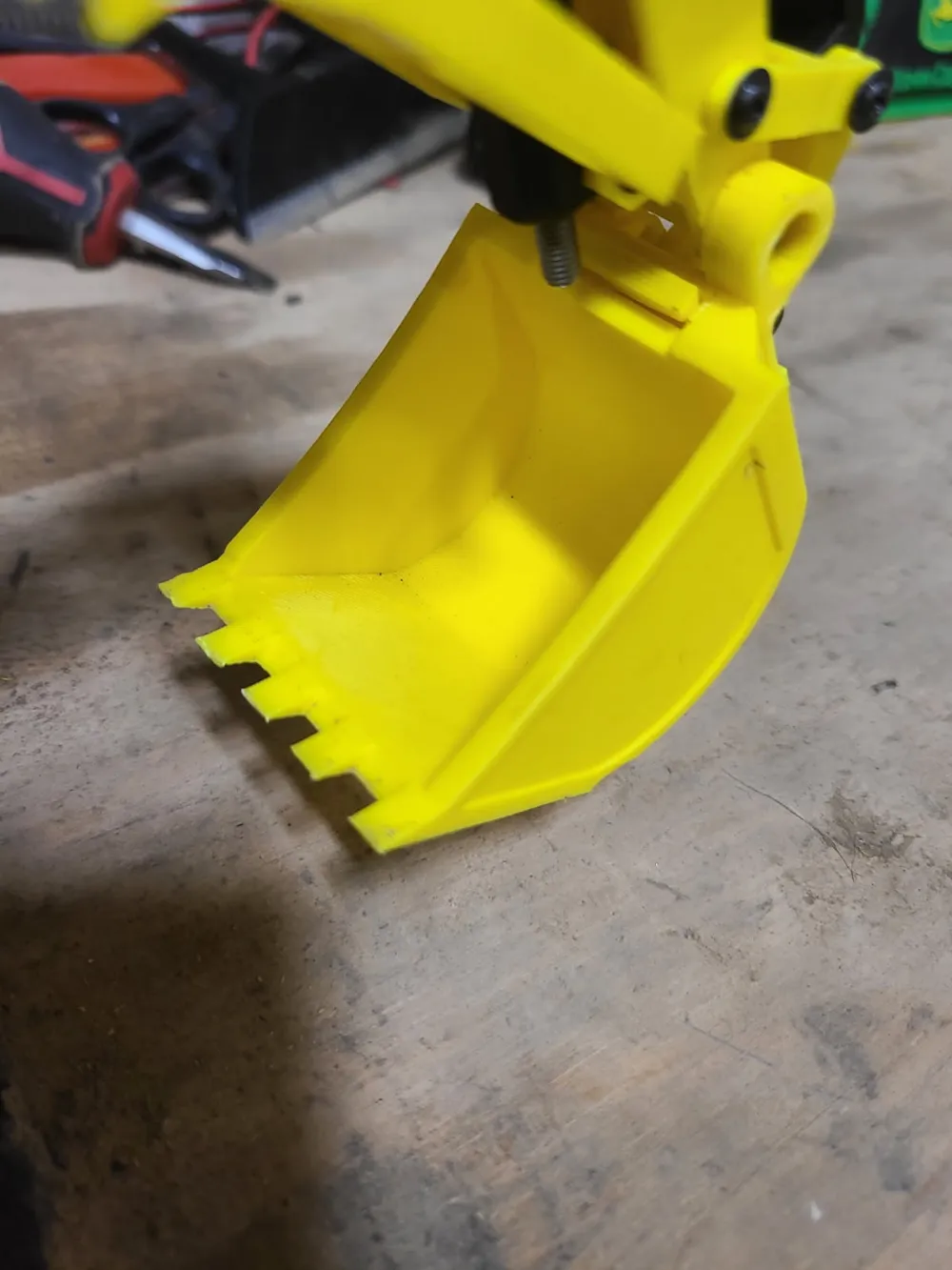 Thumb and Bucket for ProfessorBoots RC Excavator Remixed by Carson B ...