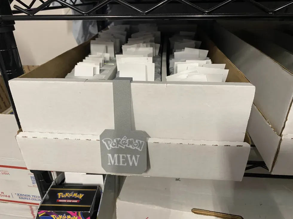 BoxTag - Reusable Card Storage ID Tag - Pokemon - Free 3D Print Model ...