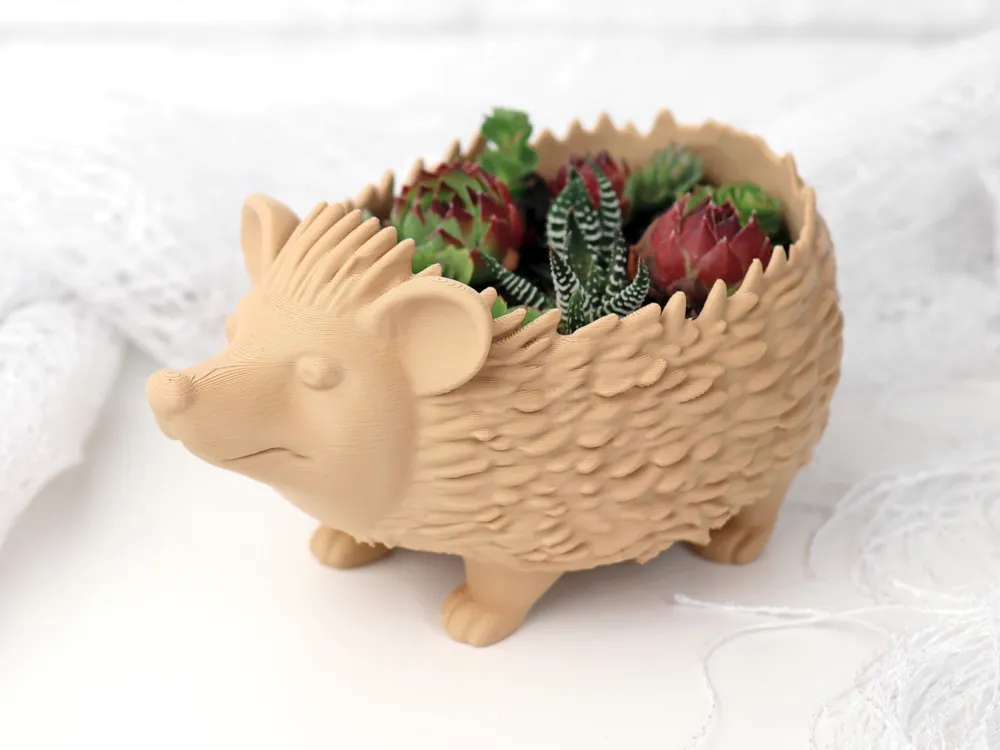 Hedgehog Planter / Bowl - Free 3D Print Model - MakerWorld