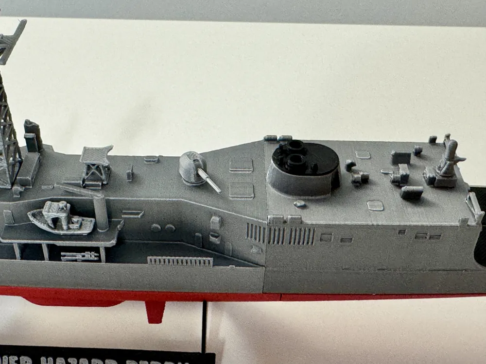 Fragata con misiles guiados clase USS Perry escala 1/350 por Bavaria_3D ...