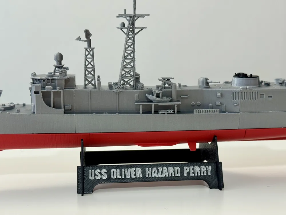 Fragata con misiles guiados clase USS Perry escala 1/350 por Bavaria_3D ...