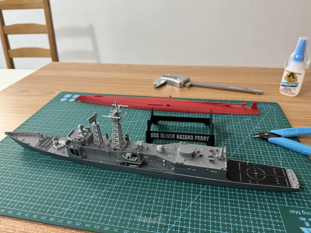USS Perry-class Guided Missile Frigate 1/350 Scale by Bavaria_3D Tanks ...