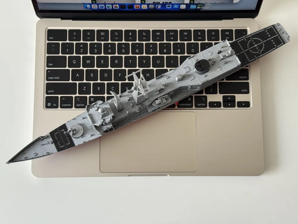 USS Perry-class Guided Missile Frigate 1/350 Scale - Free 3D Print ...