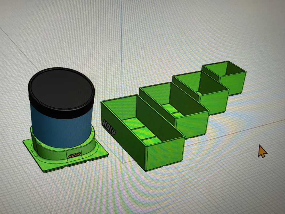 "HOLY" Samples / "Tube" for Gridfinity - Free 3D Print Model - MakerWorld
