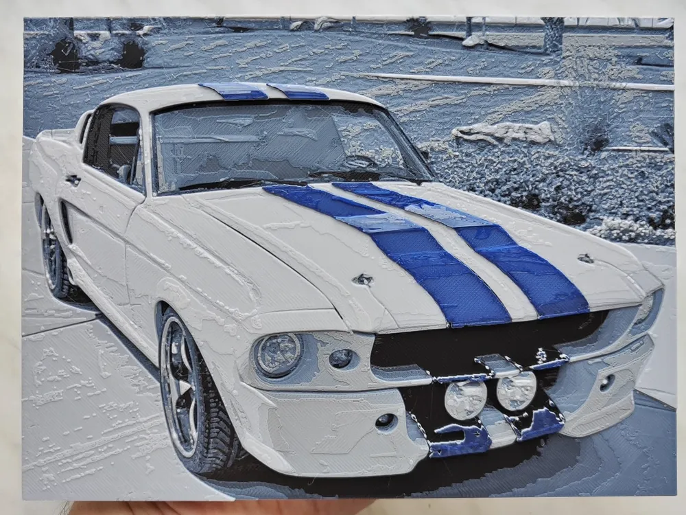 Ford Mustang Fastback Custom - 1967 - Hueforge by BeaN - MakerWorld