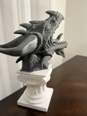 3d printed dragon head - MakerWorld