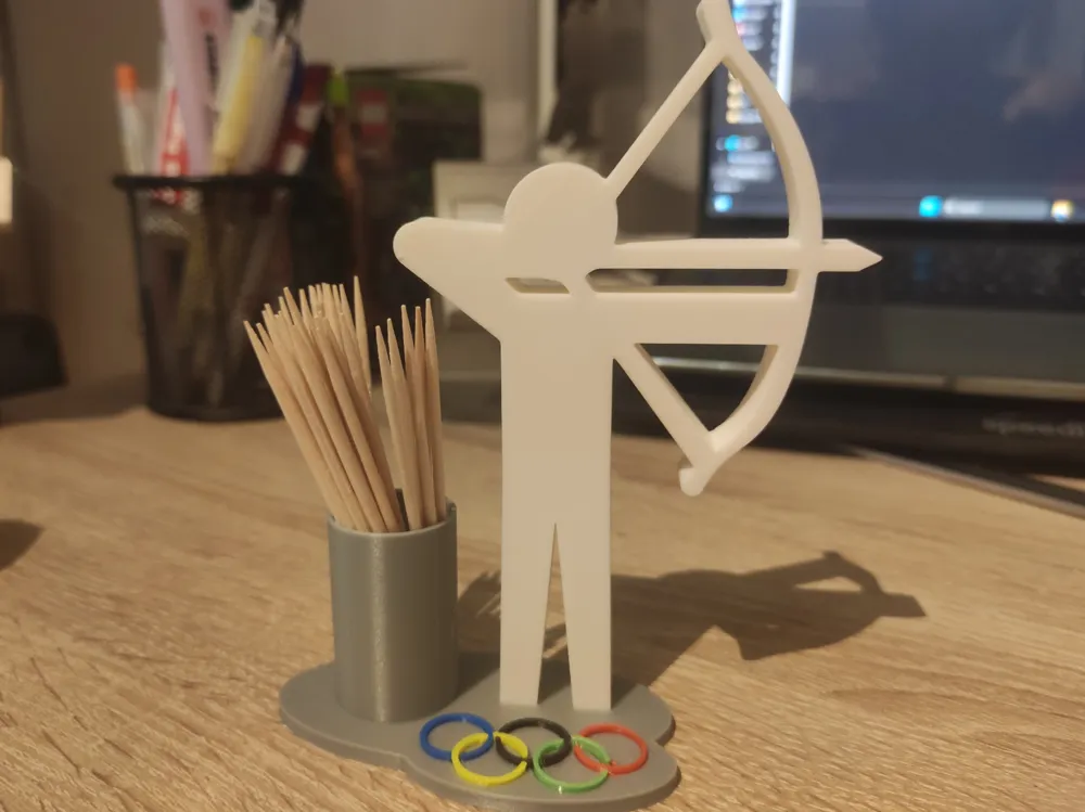 Olympic Archer Toothpick Stand by Aleolle MakerWorld: Download Free 3D ...