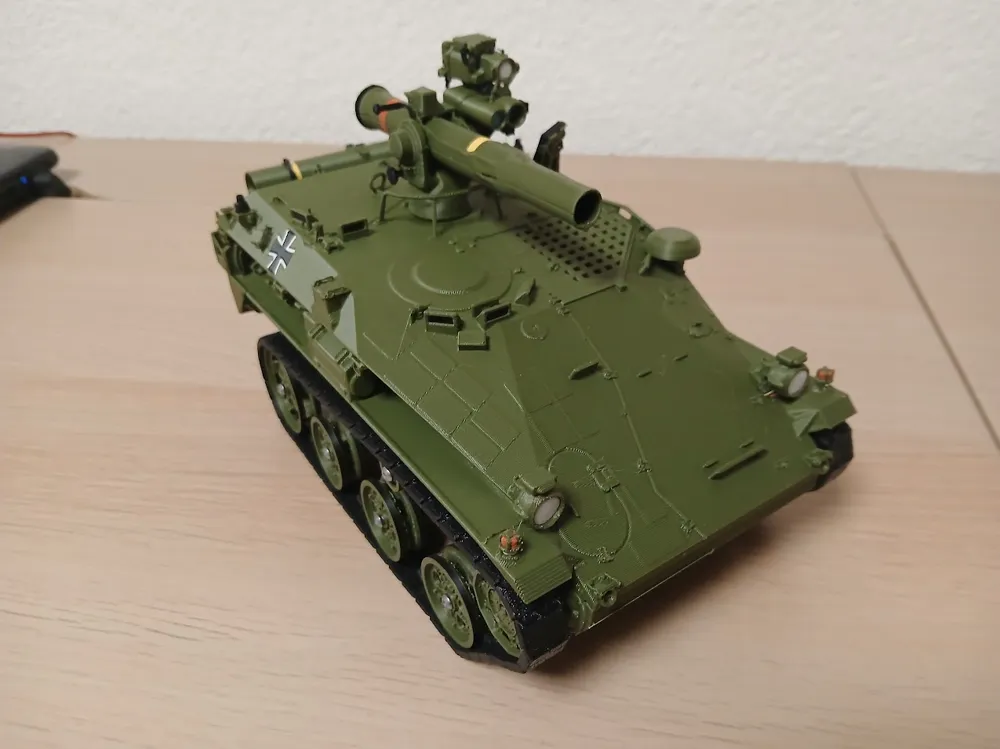 CyberBrick Wiesel 1A2 TOW Weapon Carrier - Free 3D Print Model - MakerWorld