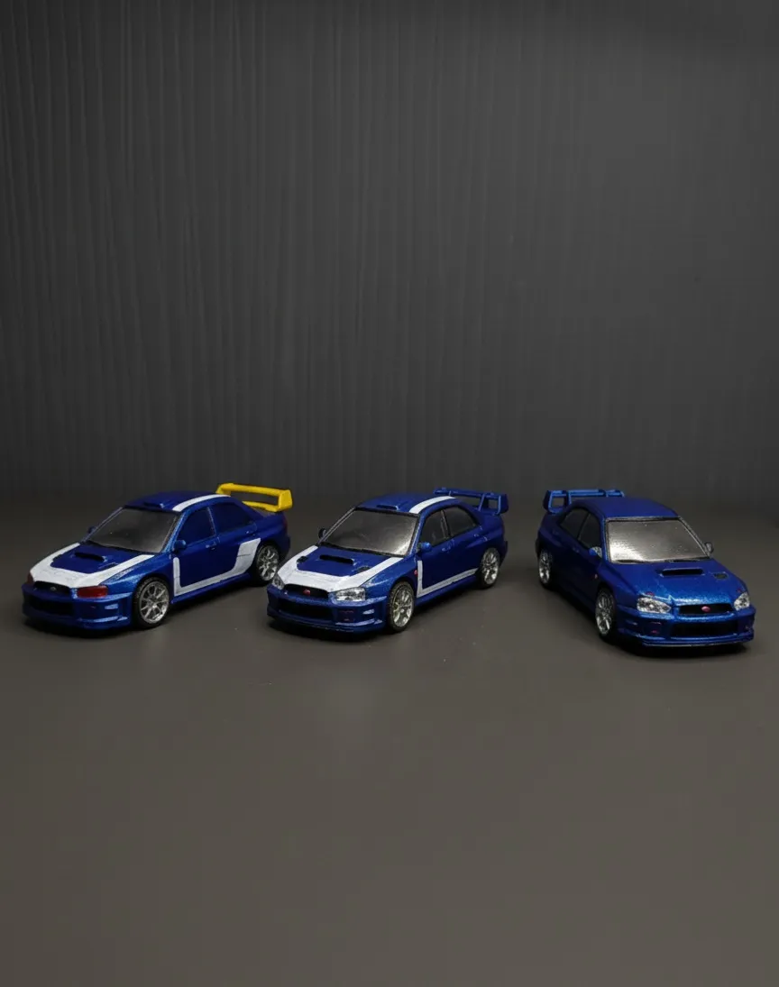 Subaru Impreza WRX STI - Miniature car - Free 3D Print Model - MakerWorld