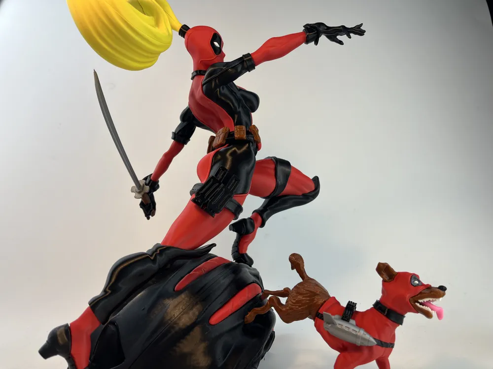 Lady Deadpool - Free 3D Print Model - MakerWorld