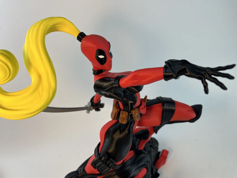 Lady Deadpool - Free 3D Print Model - MakerWorld