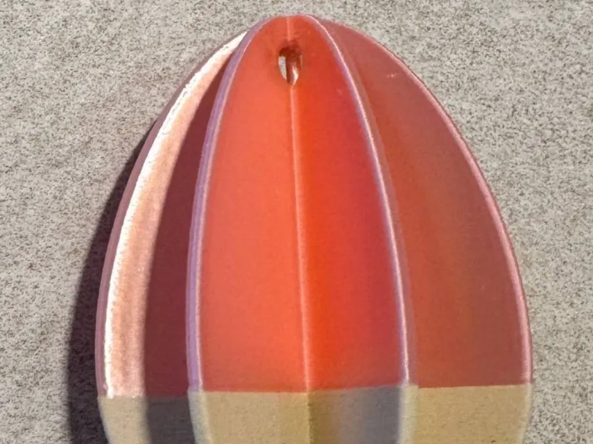 Beautiful minimalist dual color Easter Egg - Free 3D Print Model ...