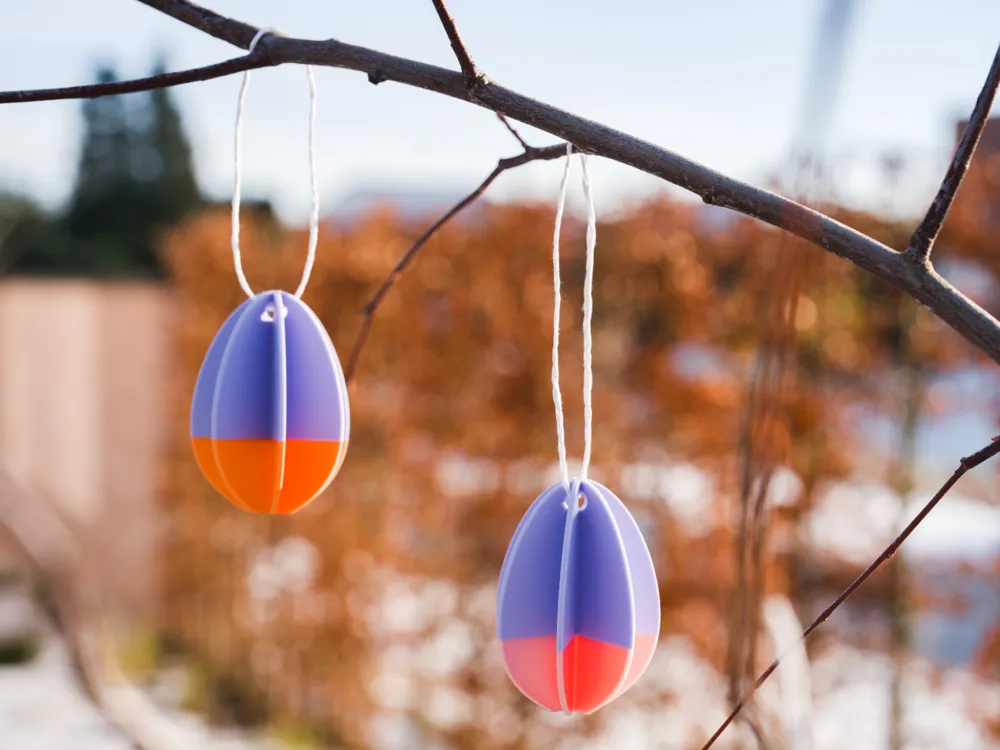 Easter Eggs colorful modern minimalistic interior - Free 3D Print Model ...