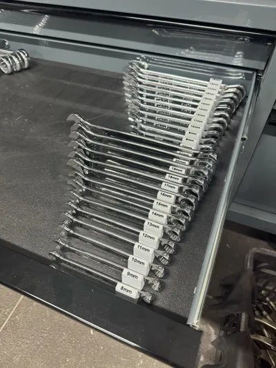 Spanner Wrench Organizer - Modular - Free 3D Print Model - MakerWorld