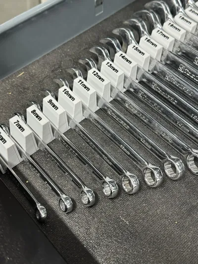 Spanner Wrench Organizer - Modular - Free 3D Print Model - MakerWorld
