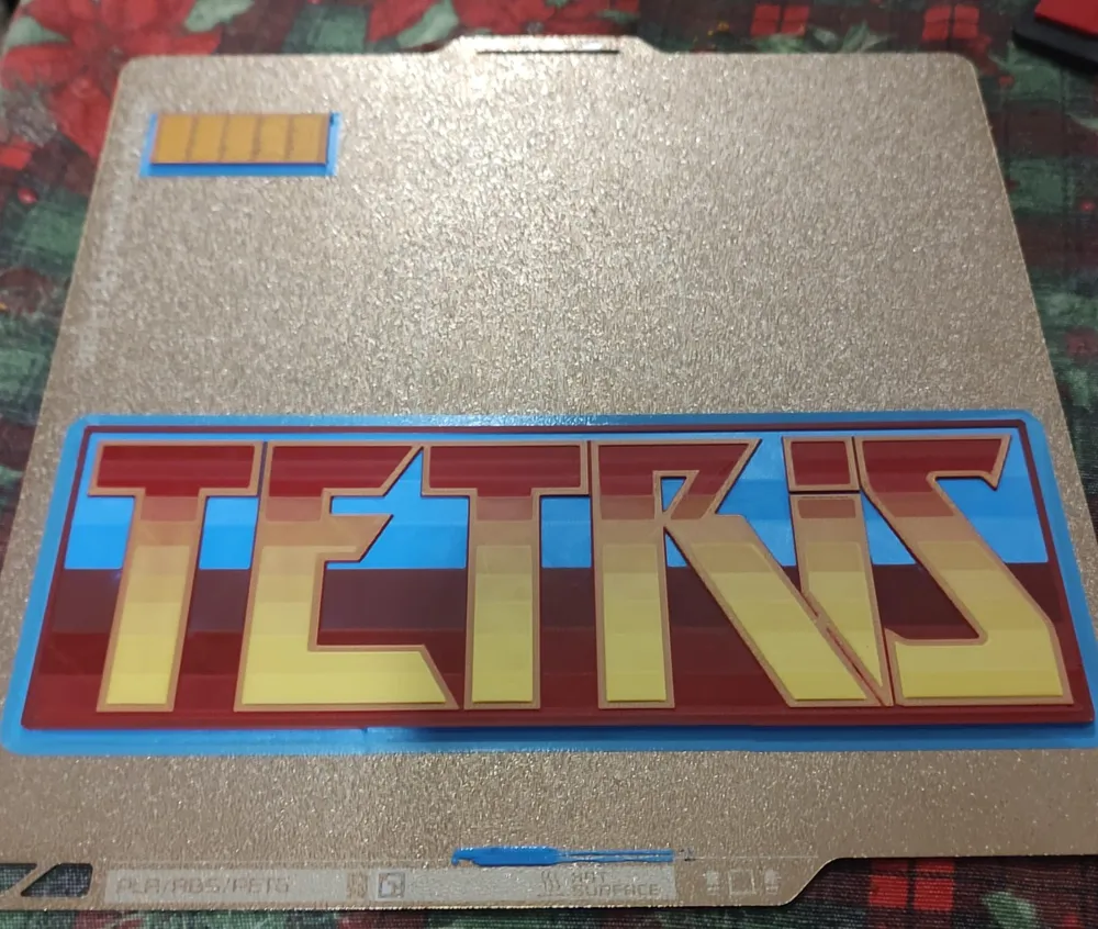 tetris logo by 3dprints95 MakerWorld: Download Free 3D Models