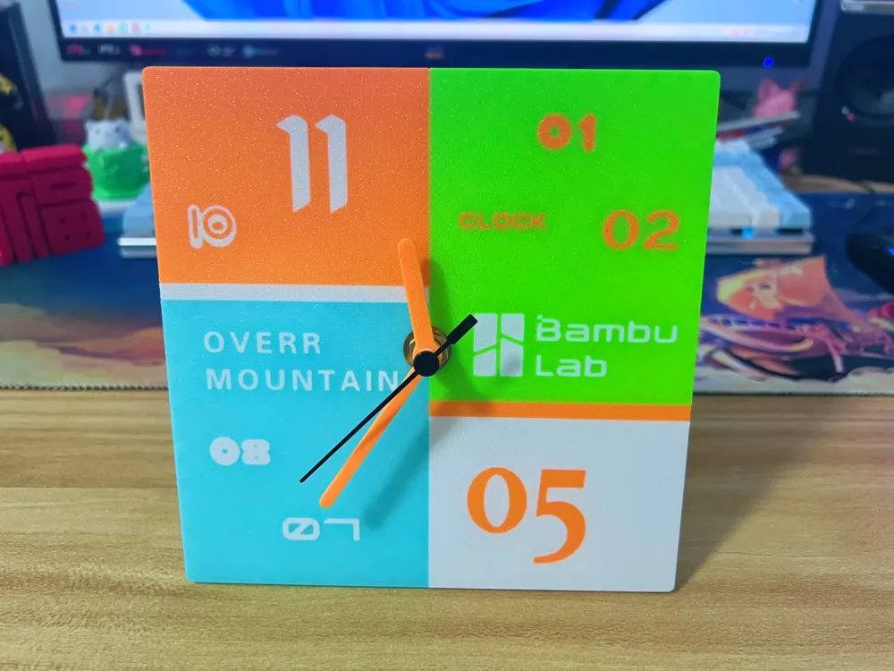 Creative Home Clock (Wall-mountable or Tabletop) by Cloud Sea - MakerWorld