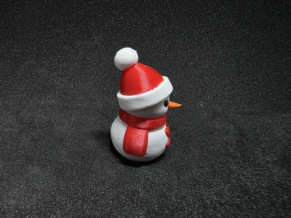 Cute Christmas Snowman Keychain / Ornament by Chiodoz3D MakerWorld ...