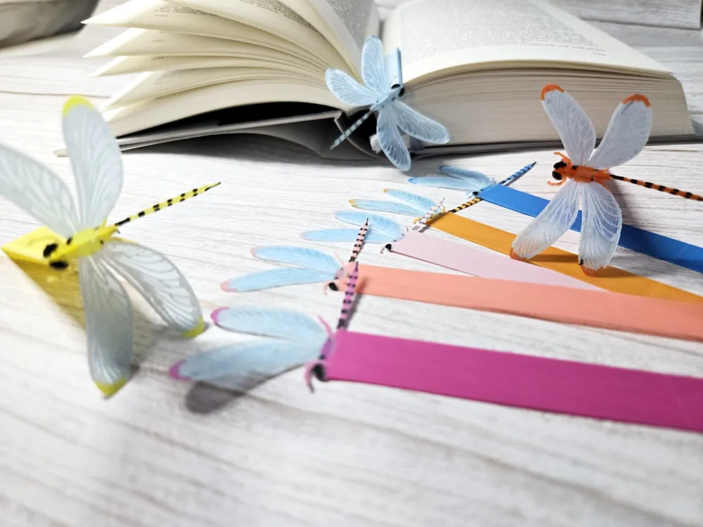 Dragonfly Bookmark by PrintGeggo MakerWorld: Download Free 3D Models