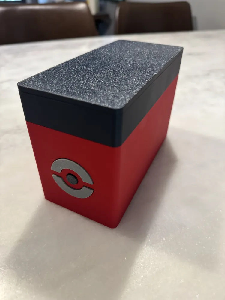 Card Box with Adjustable Holder- Pokemon and Blank - Free 3D Print ...