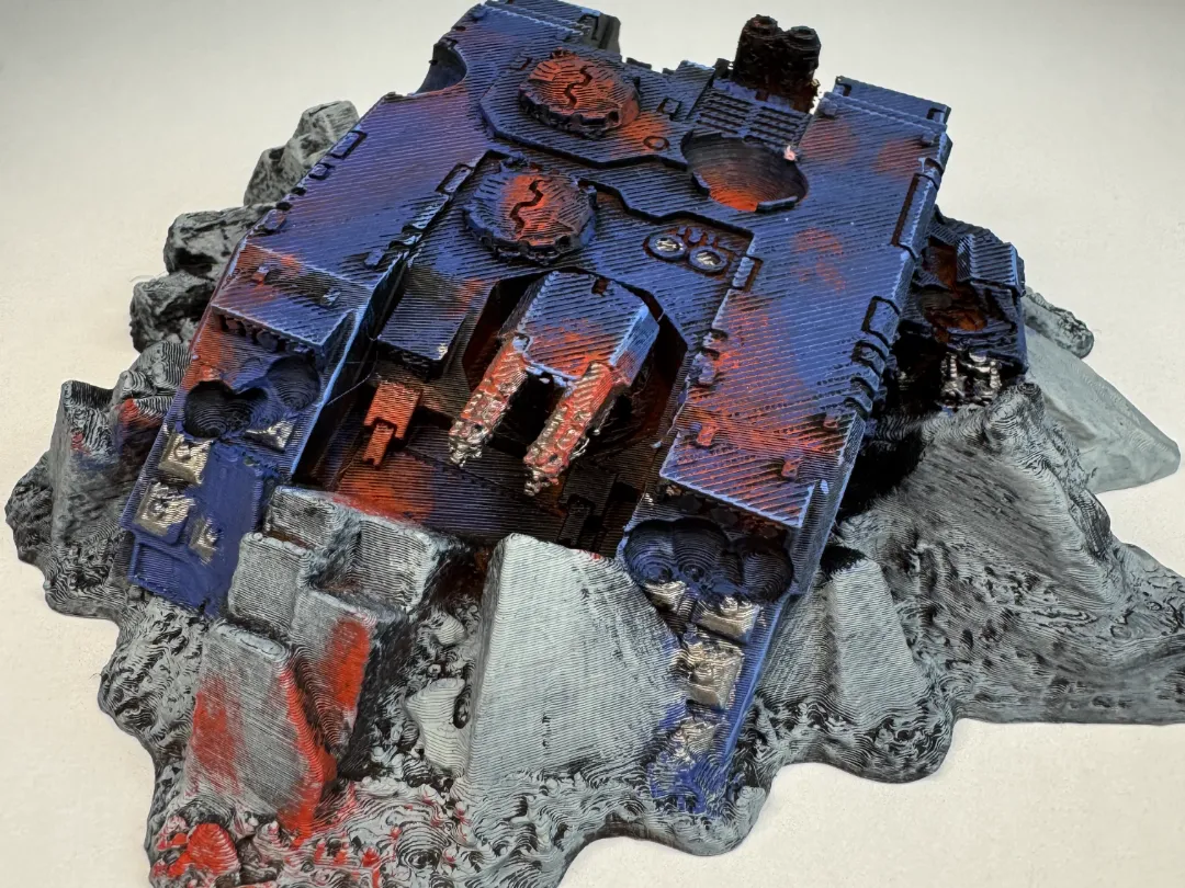 Destroyed 40k Land Raider - Free 3D Print Model - MakerWorld