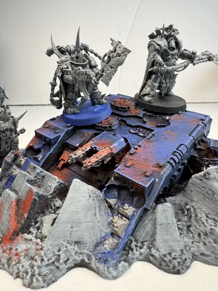Destroyed 40k Land Raider - Free 3D Print Model - MakerWorld