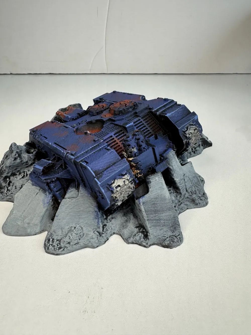Destroyed 40k Land Raider - Free 3D Print Model - MakerWorld