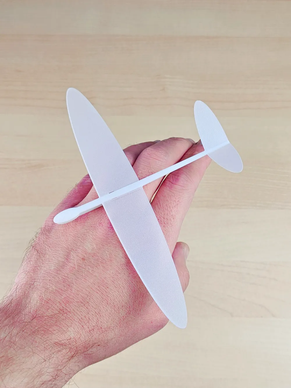 Indoor Glider V-Tail Airplane - Hand Launch and Shootable - Slope ...