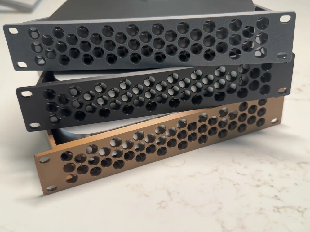 Mac Mini 10 inch rack shelf by Owen MakerWorld: Download Free 3D Models