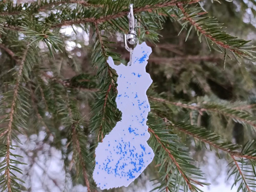 Lakes of Finland Keychain by Jere Kurvinen - MakerWorld
