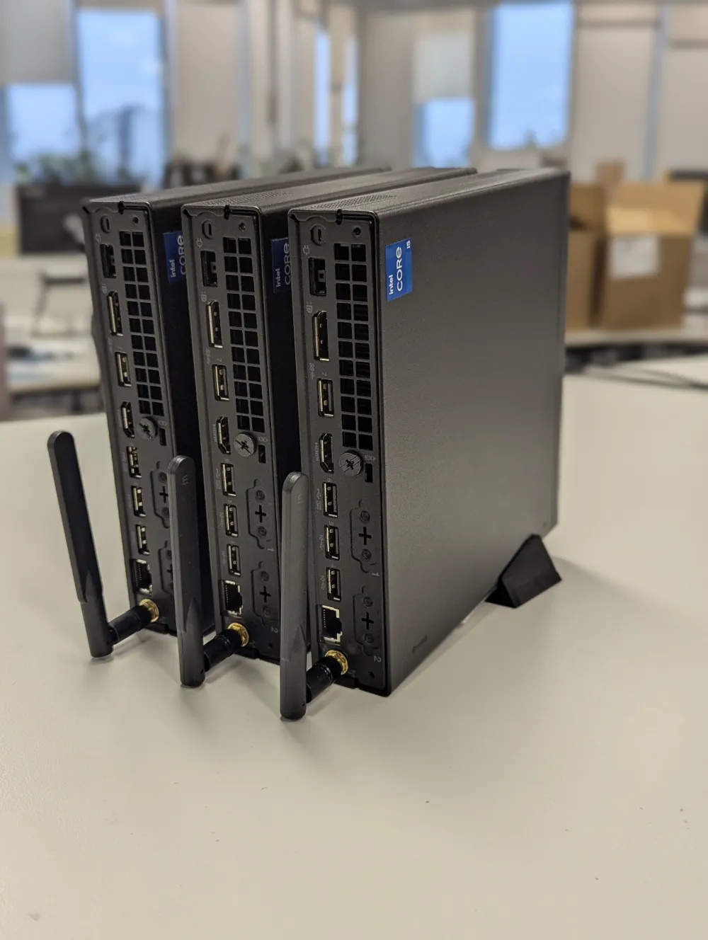 Lenovo ThinkCentre Triple Vertical Stand by tsarrrstudio - MakerWorld