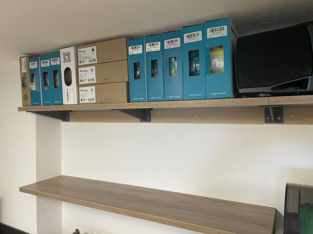 REINFORCED French Cleat Shelf Brackets width 50mm by andreas.feigele ...